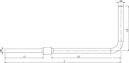 Riser PE x Aço Carbono - Rosca Macho NPT | GF FGS